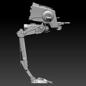AT-ST Studio Scale Model - Etsy