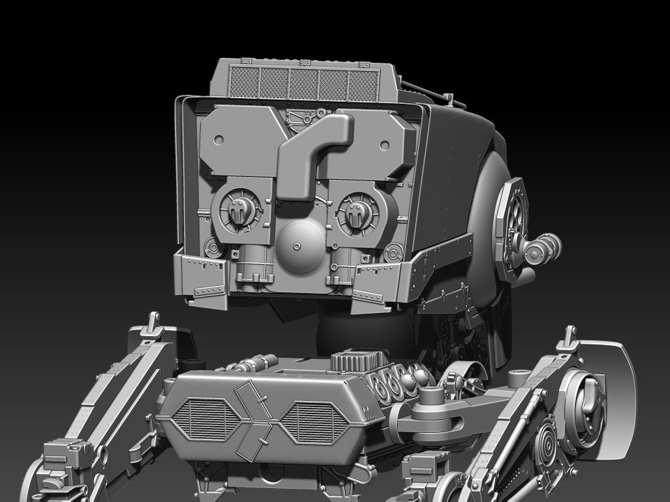 AT-ST Studio Scale Model - Etsy