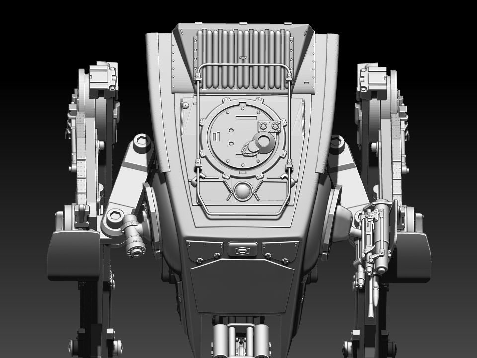 AT-ST Studio Scale Model - Etsy