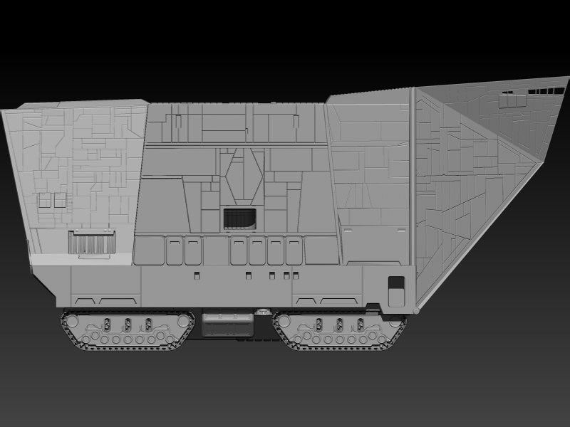 SANDCRAWLER STUDIO SCALE Model - Etsy