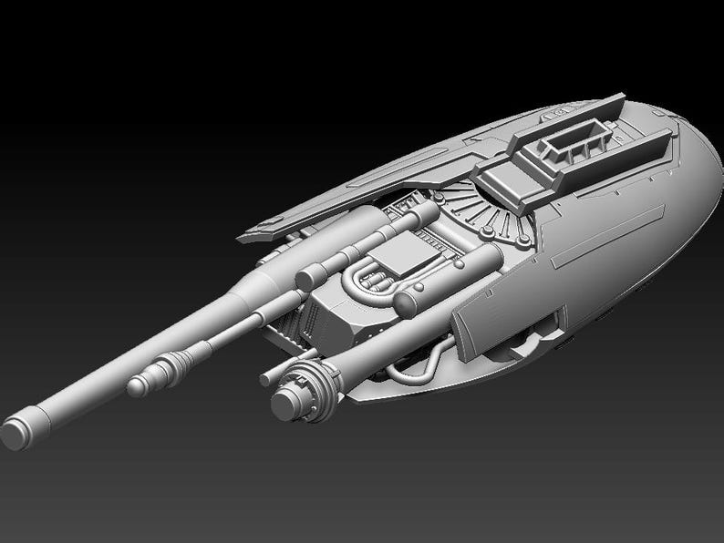 B-WING Studio Scale Digital Model - Etsy