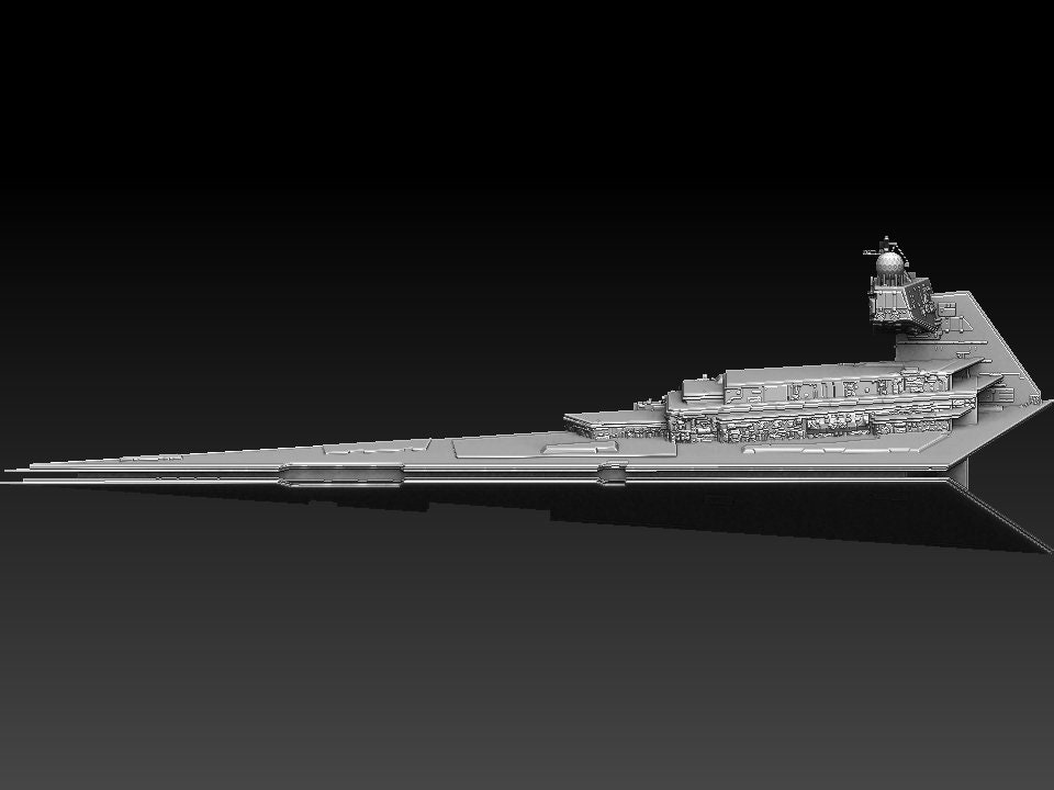 IMPERIAL STAR DESTROYER 'devastator' Studio Scale - Etsy UK