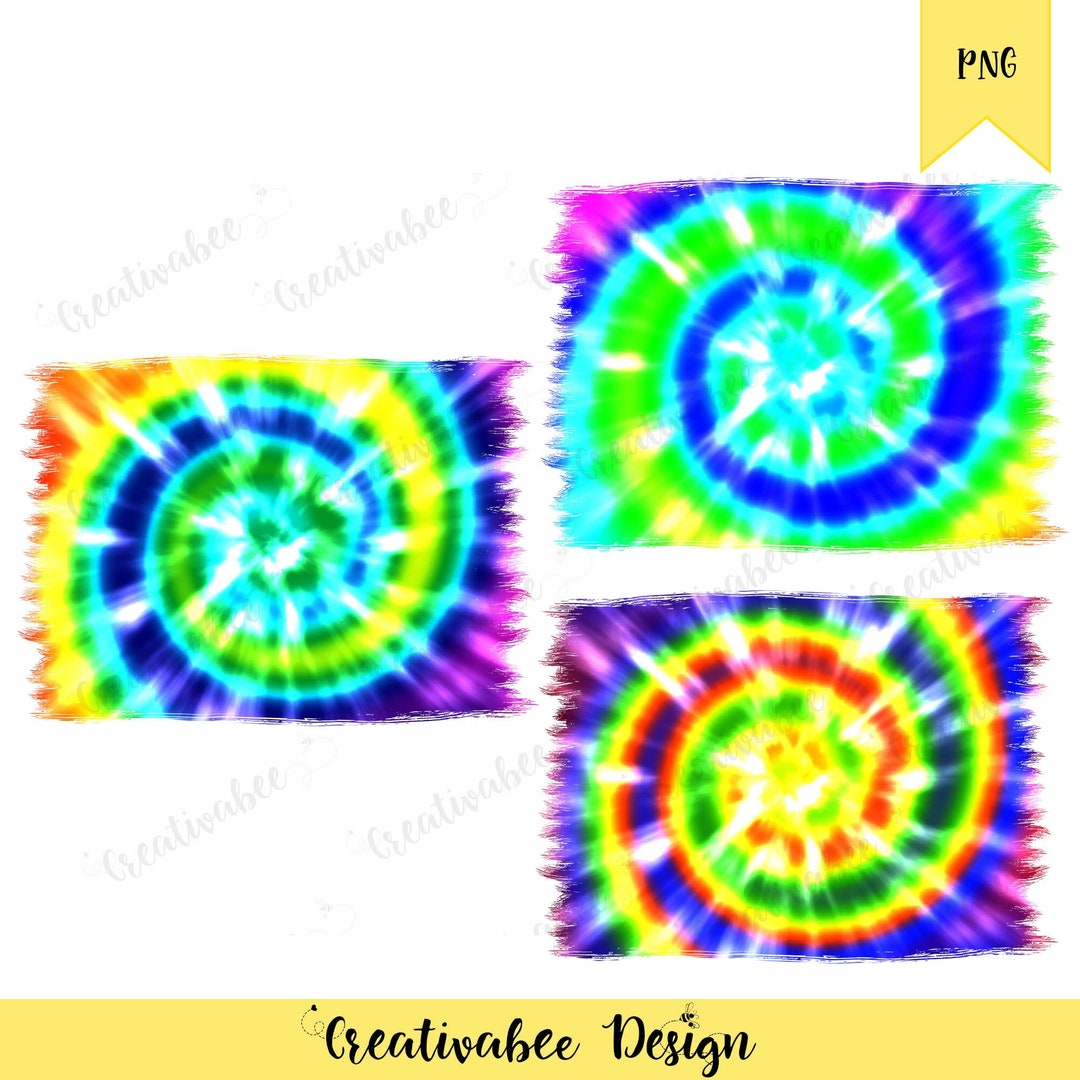 Tie Dye Background Sublimation Png File, Swatch Background, Multi Color ...