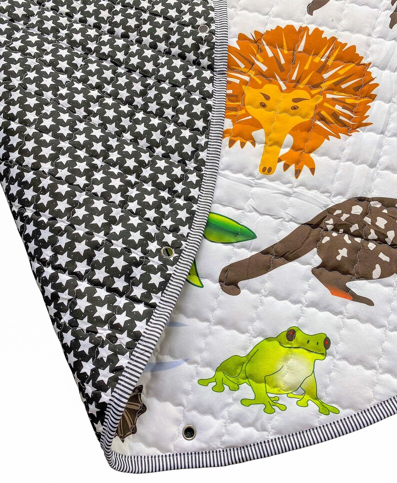 Australian Native Animals Play Mat, Picnic Blanket Baby, Toddler, Baby ...