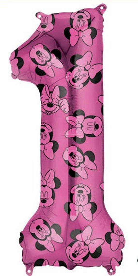 Minnie Mouse Themed Numbers | Etsy