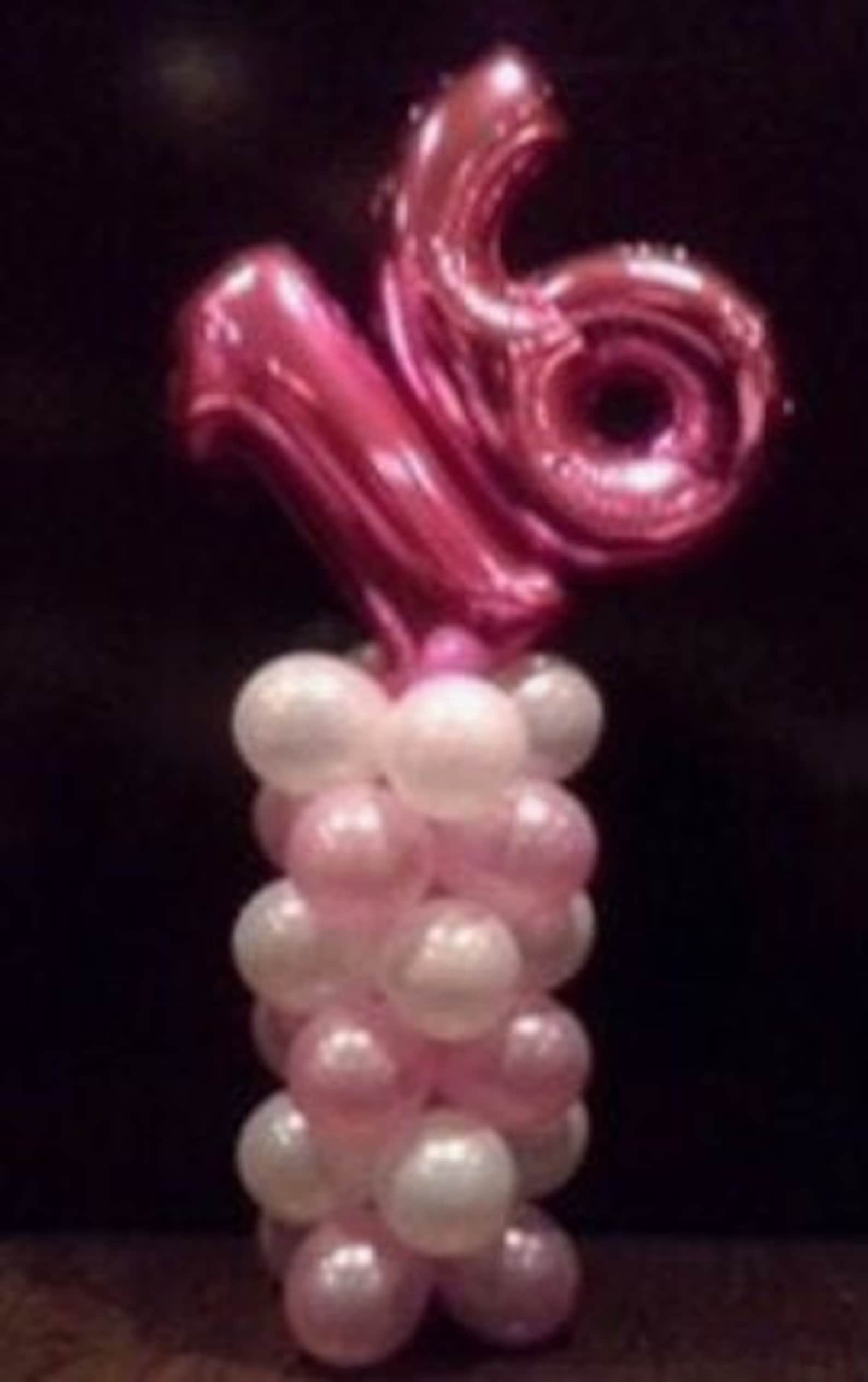 Number Balloon Stack - Etsy