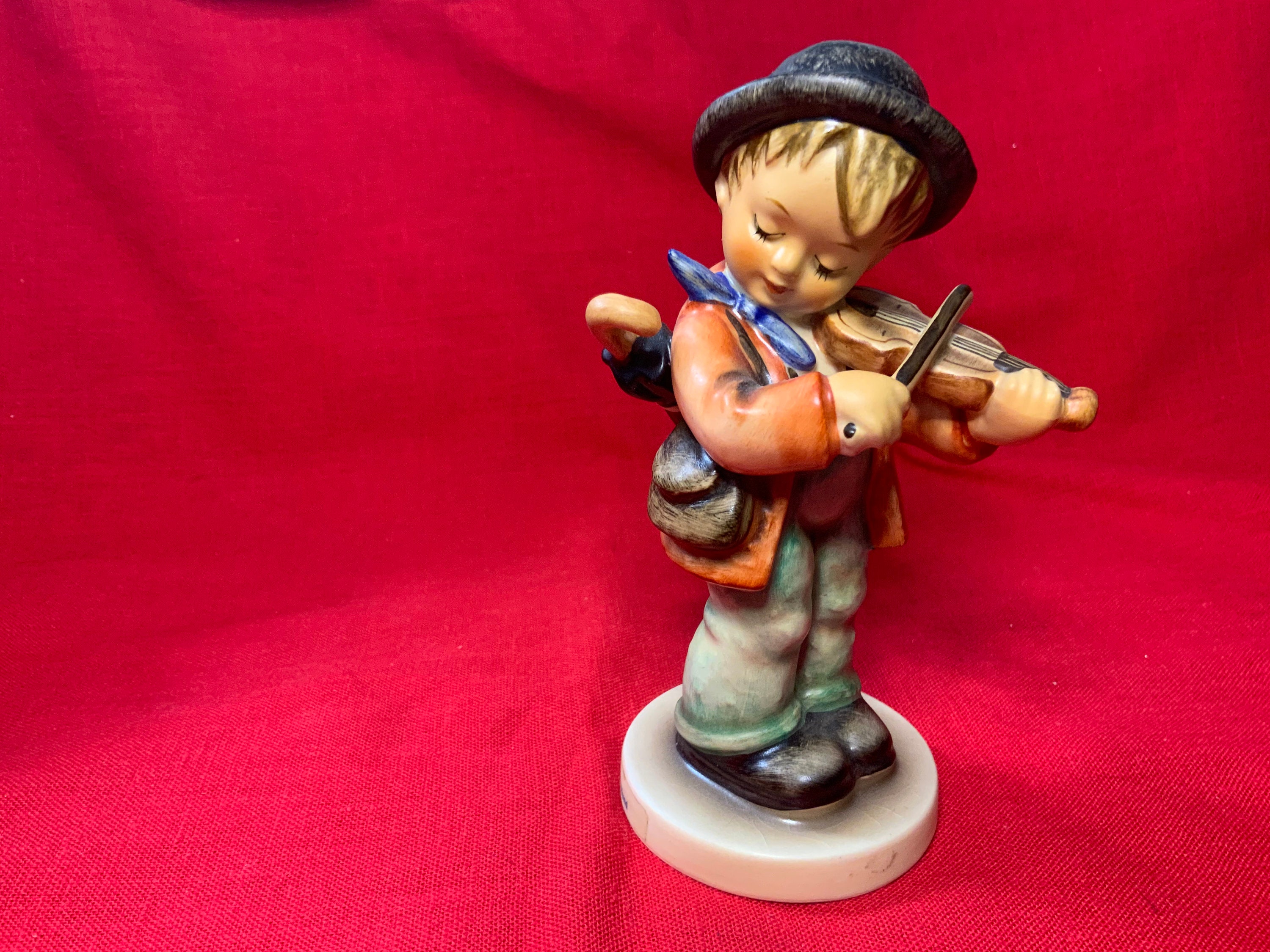 Goebel W. Germany Hummel “little Fiddler” "geigerlein Ohne Hund" on Tag ...