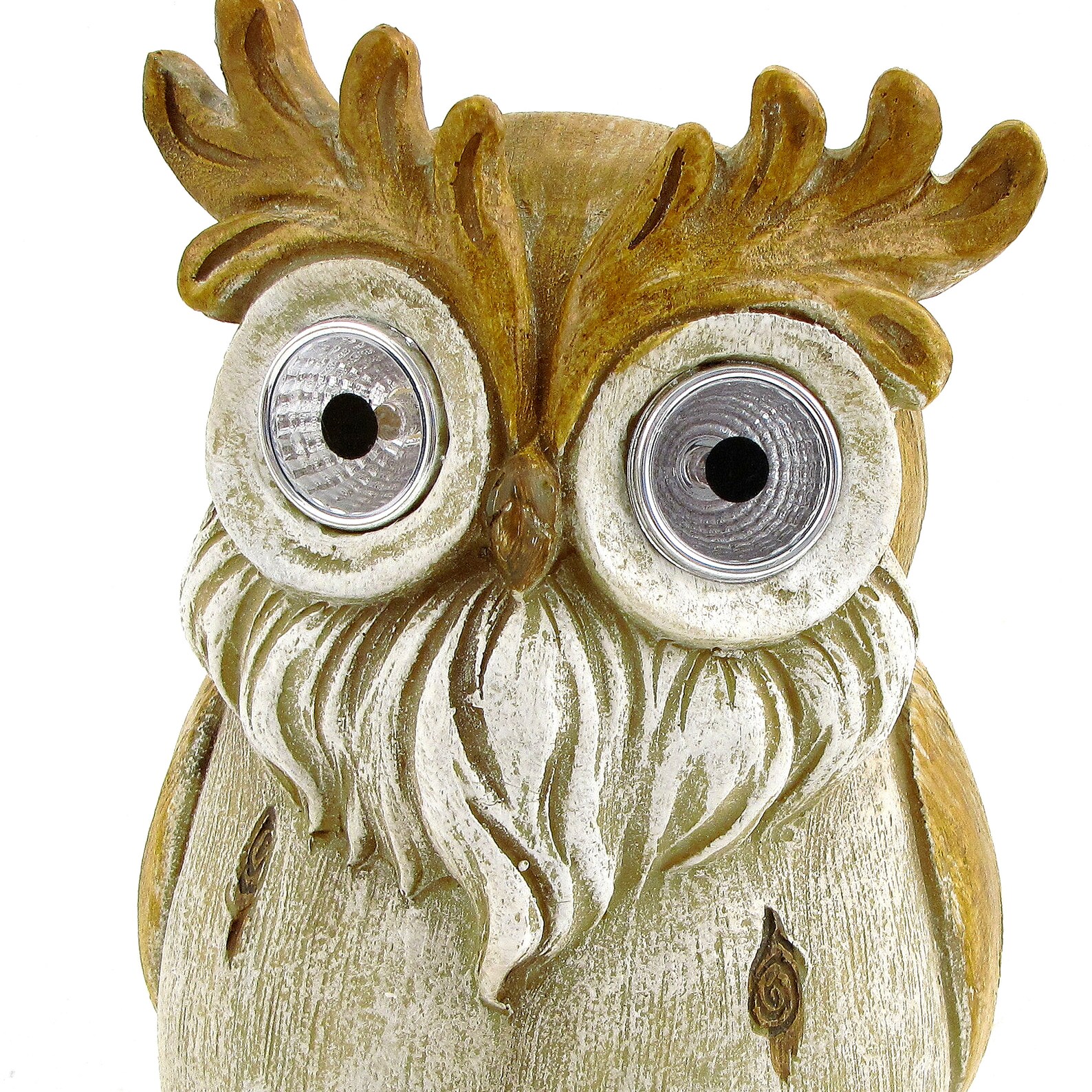 Set of 3 Assorted Owls With Light-up Solar Eyes | Etsy