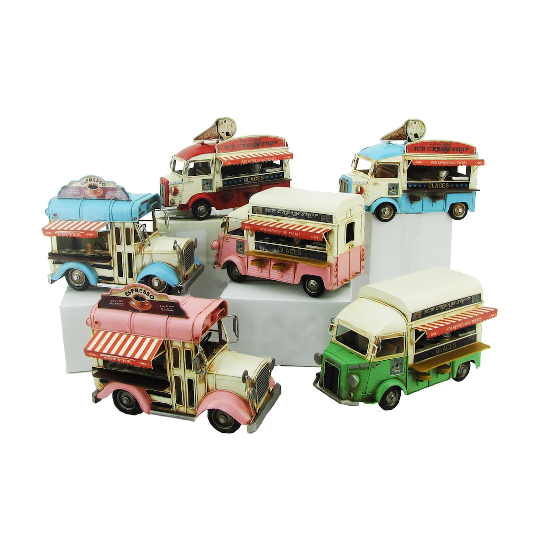 Vintage Style Coffe & Ice Cream Trucks 6 Styles Available - Etsy