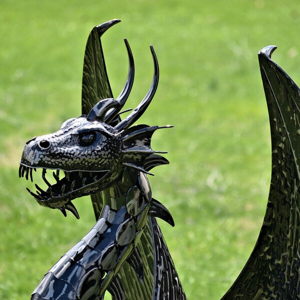 Large Dragon Statue - Etsy