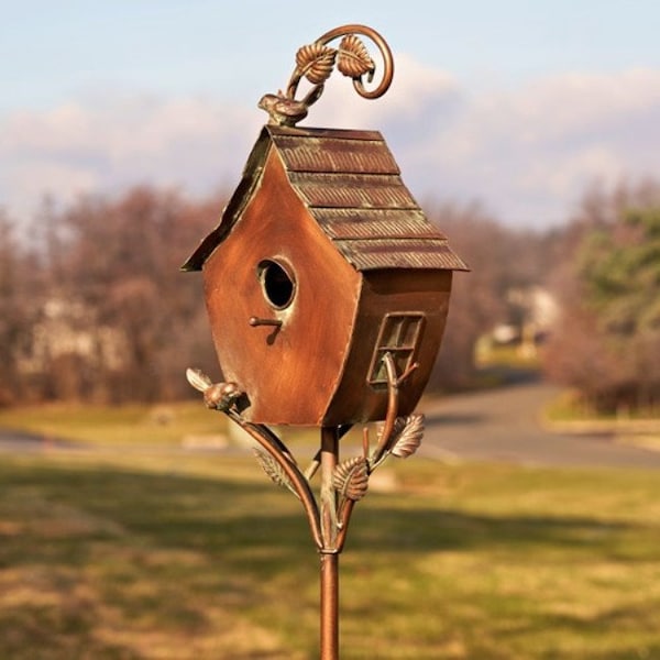 Copper Birdhouse - Etsy