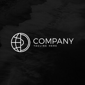 Geometric Earth Core Ready to Use Vector Modern Premade Logo | Etsy
