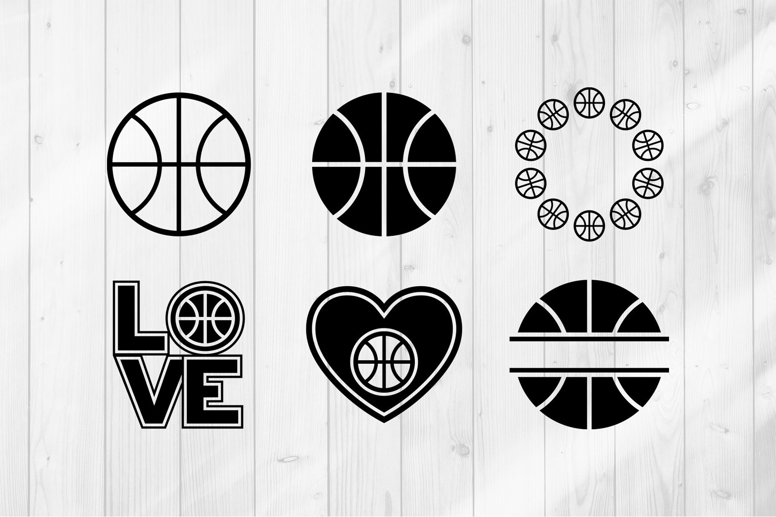 Basketball SVG Designs Keychain Clipart & Silhouettes - Etsy