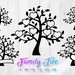 Family Tree Hearts Clipart SVG Bundle - Etsy