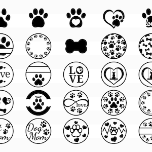 Keychain SVG Key Chain Pet Clipart Bundle - Etsy
