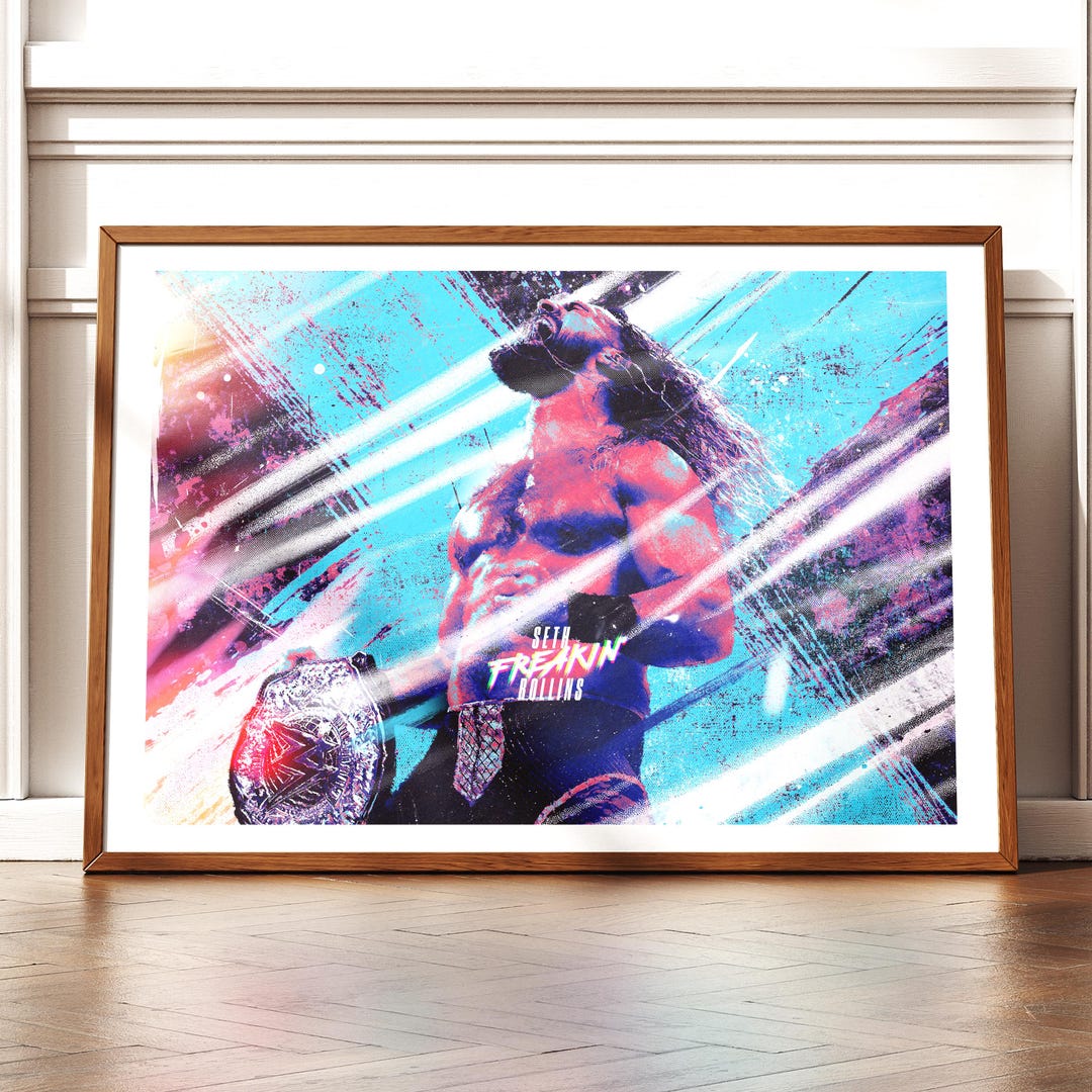 Seth Freakin Rollins Poster PNG - Etsy