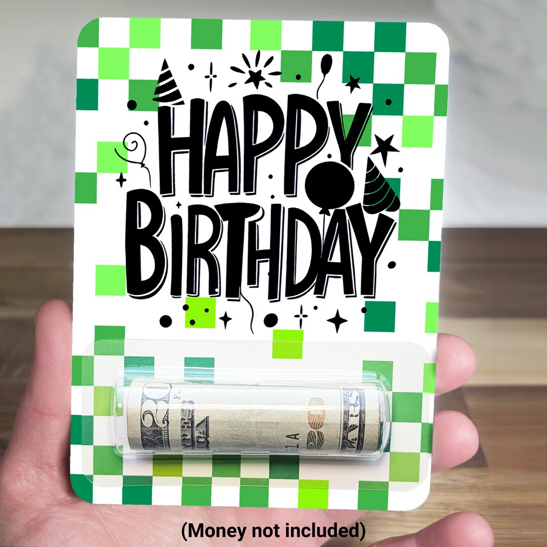 Happy Birthday Money Holder Card Kit, Discounts on Multiple Quantities ...