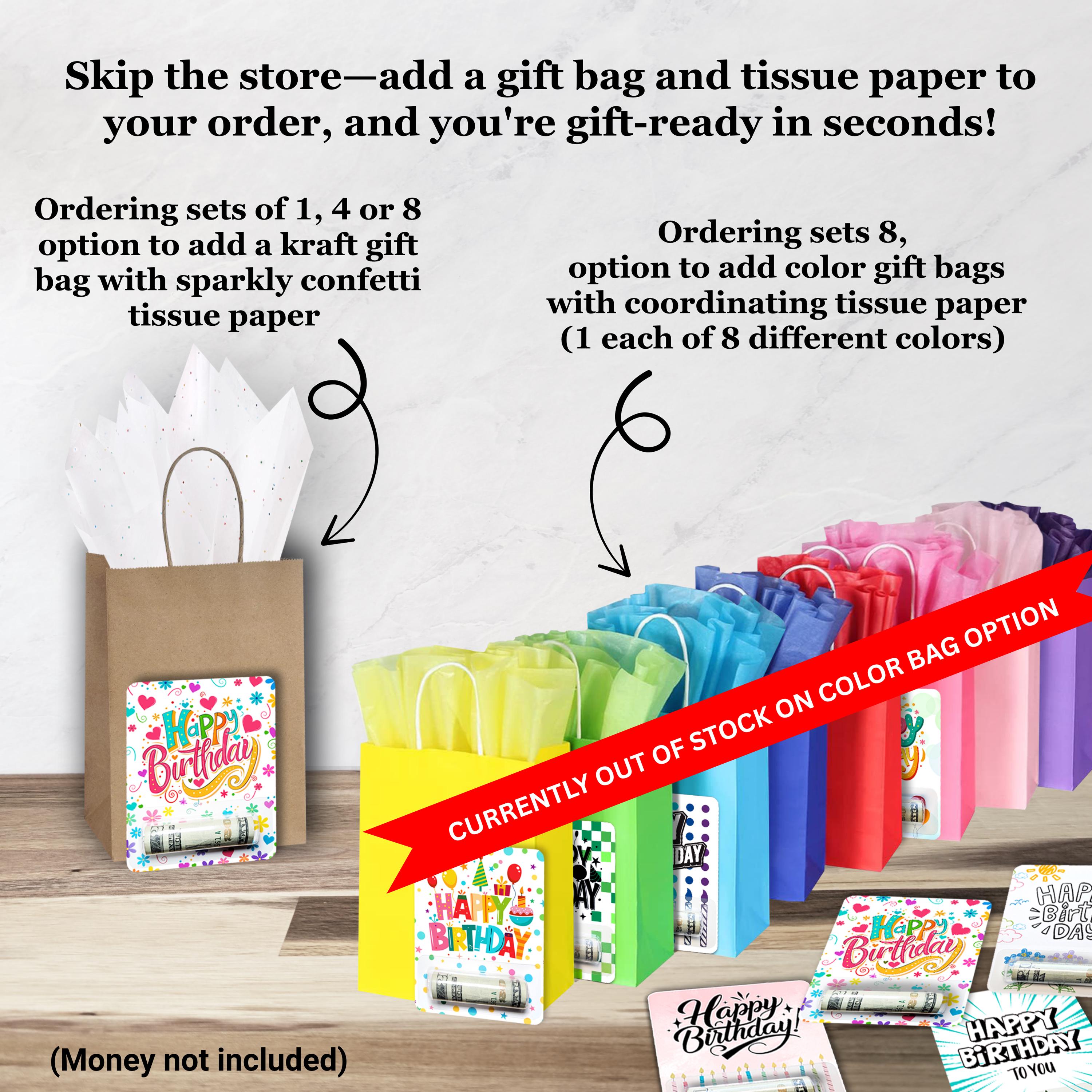 Happy Birthday Money Holder Card Kit, Discounts on Multiple Quantities ...