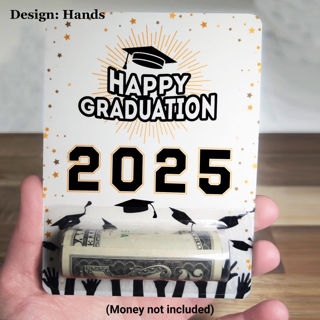 Graduation Money Holder Card Kit, Congratulations Graduate, Happy ...