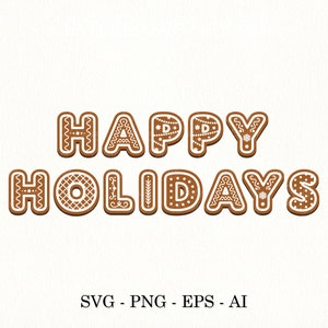 Gingerbread Font Svg Christmas Alphabet Cut File Winter Baking Font ...