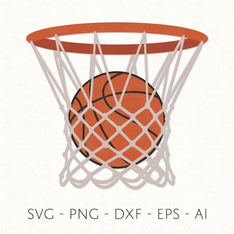 Basketball Net Svg - Etsy