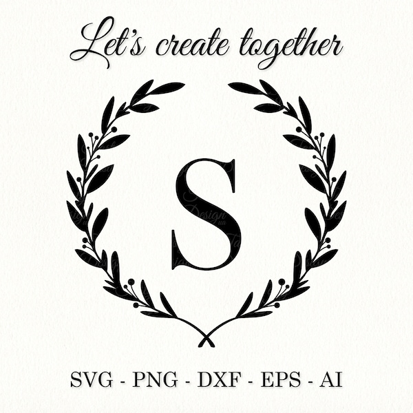 Laurel Wreath Decal - Etsy