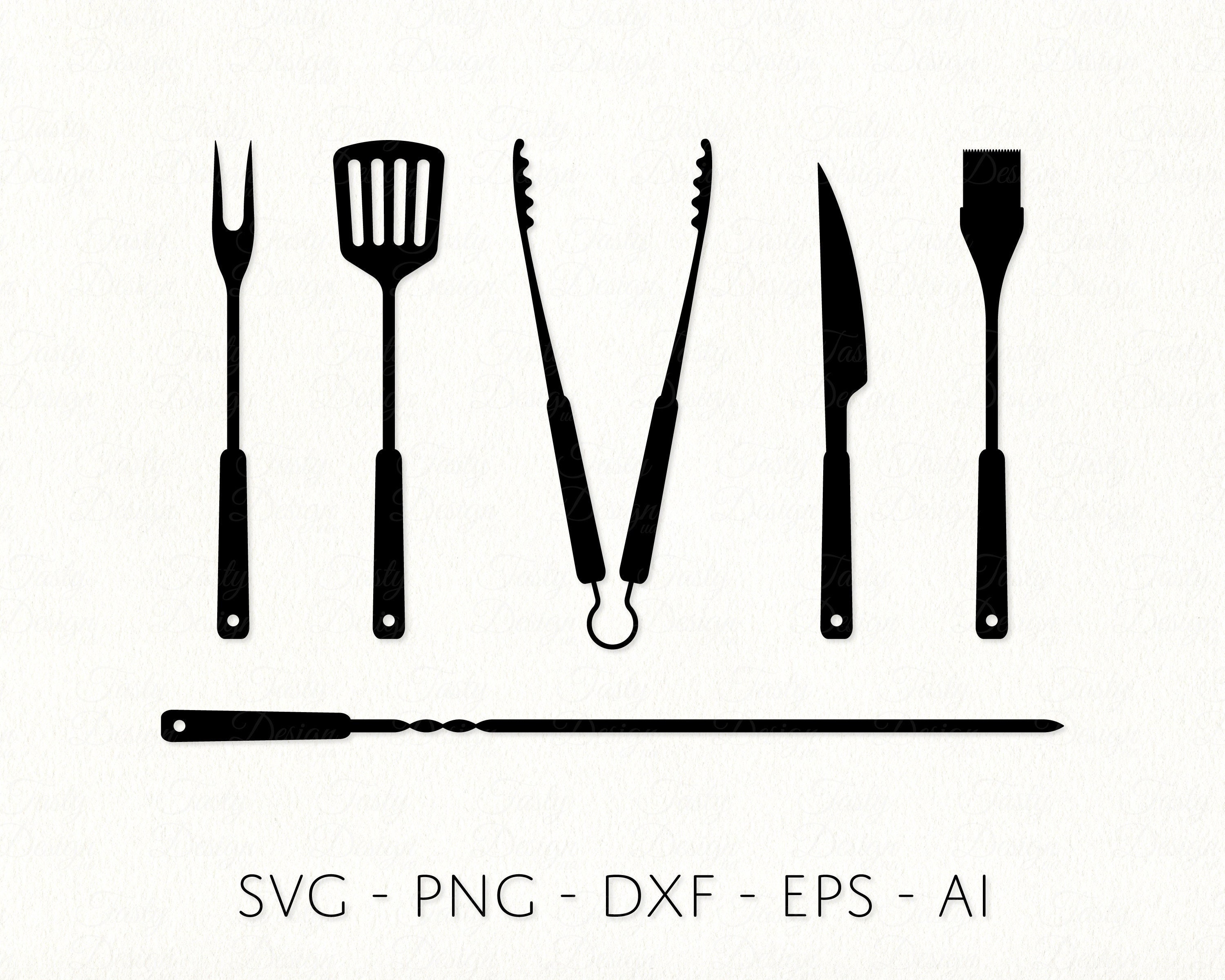 Grill Tools Vector