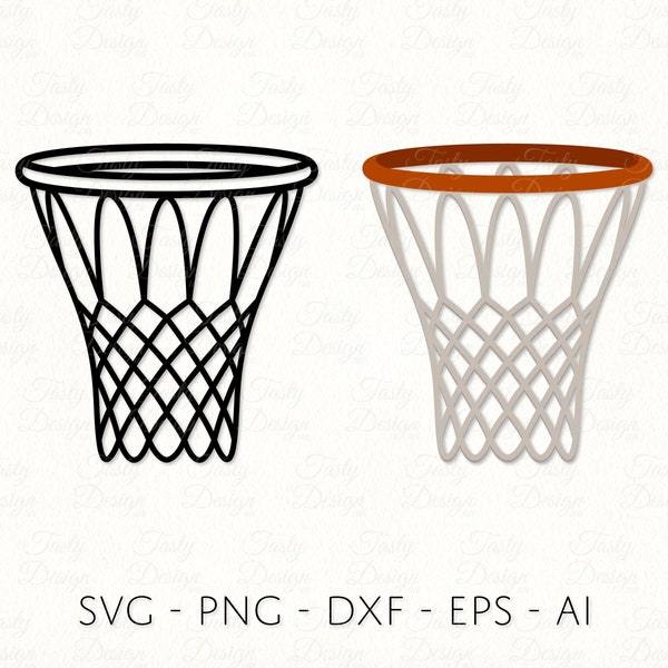 Basketball Net Svg - Etsy
