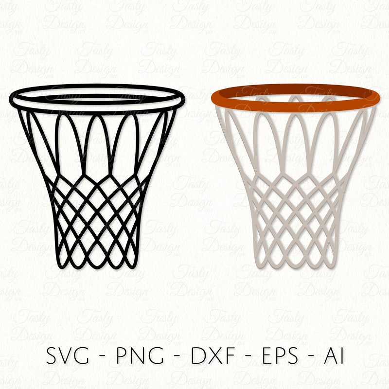 Basketball Net Svg - Etsy
