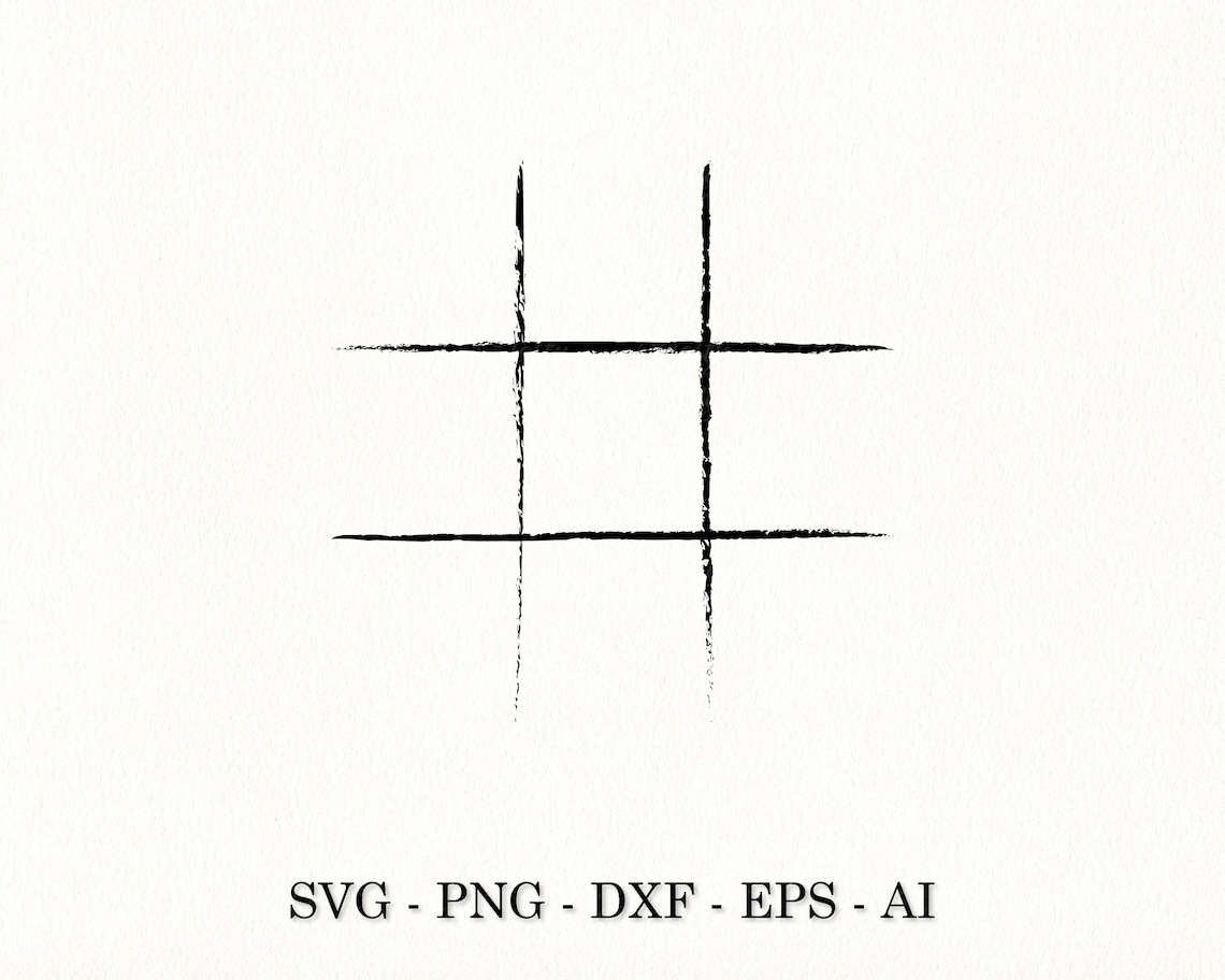Tic Tac Toe SVG Tic Tac Toe Grid Svg Tic Tac Toe Game Board - Etsy ...