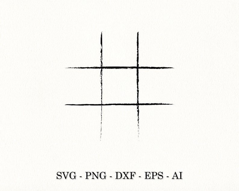 Tic Tac Toe SVG Tic Tac Toe Grid Svg Tic Tac Toe Game Board - Etsy ...