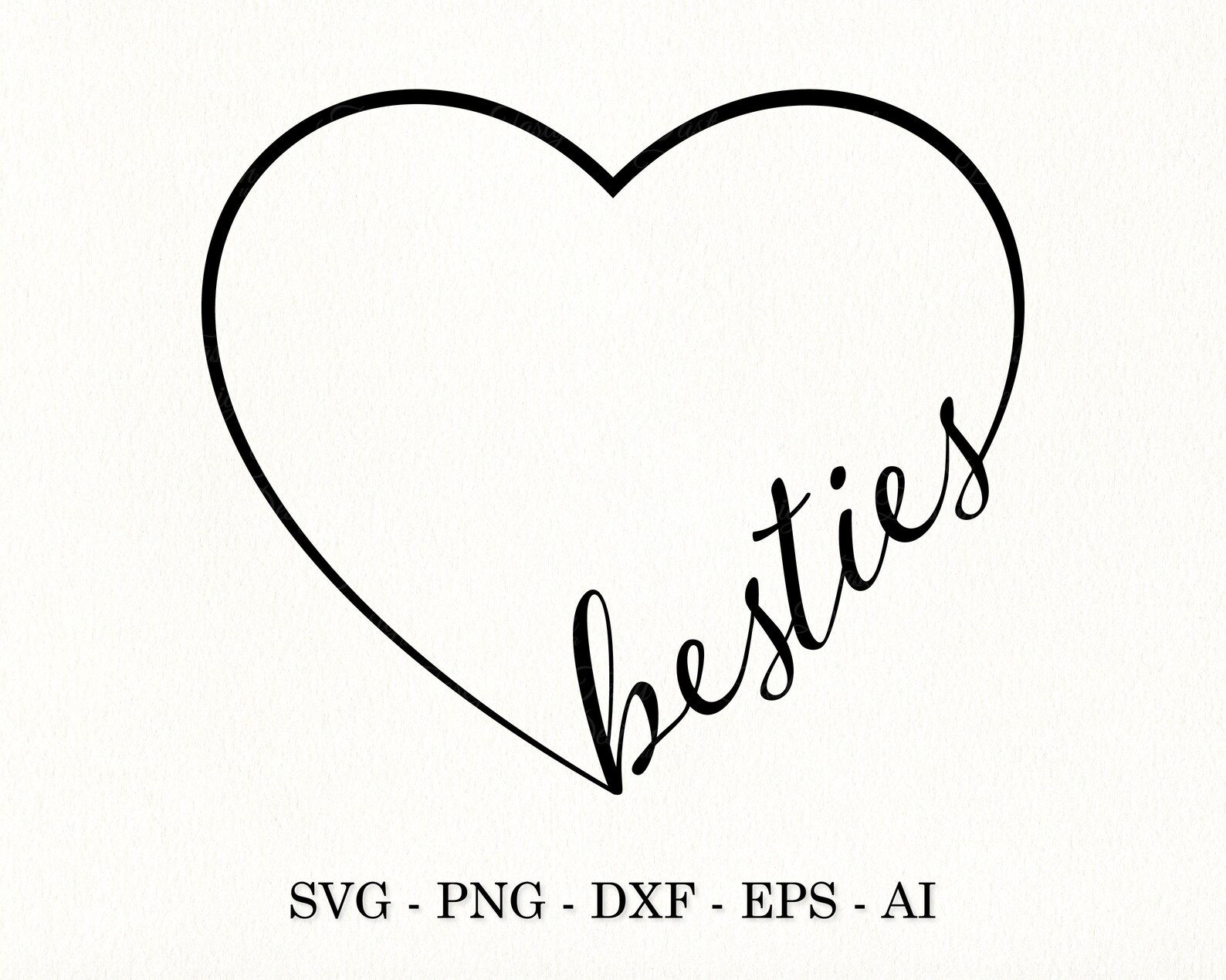 Besties SVG Beste Freundin svg Freundschaft svg Friends | Etsy Schweiz