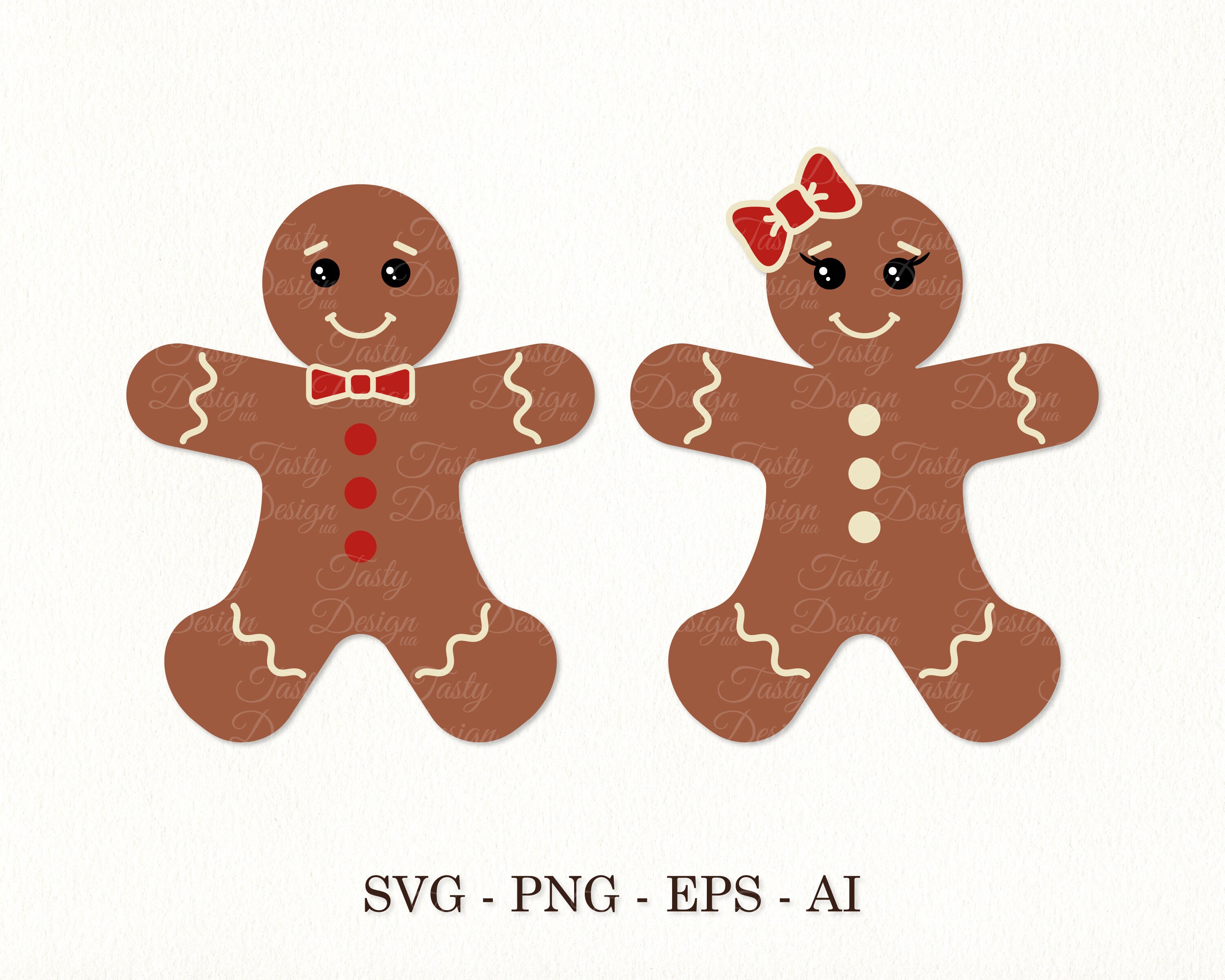 Gingerbread Man SVG Gingerbread Boy PNG Gingerbread Girl Svg - Etsy UK
