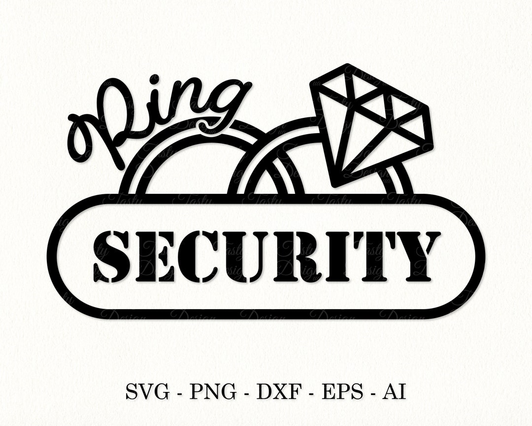 Ring Security SVG Cut File Ring Security Clipart Wedding Ring - Etsy