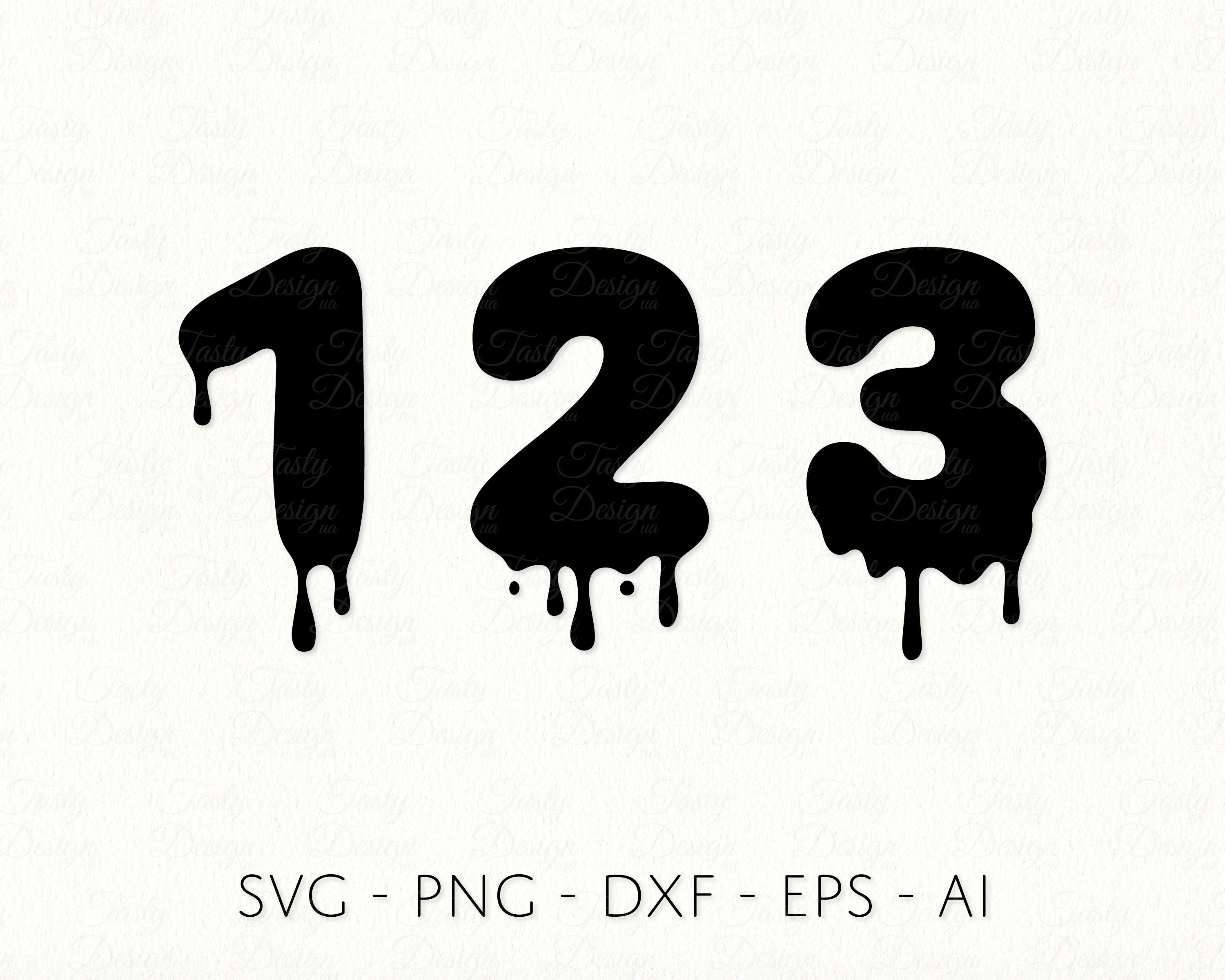 Dripping Font SVG Halloween Alphabet PNG Spooky Letters Bloody Numbers ...