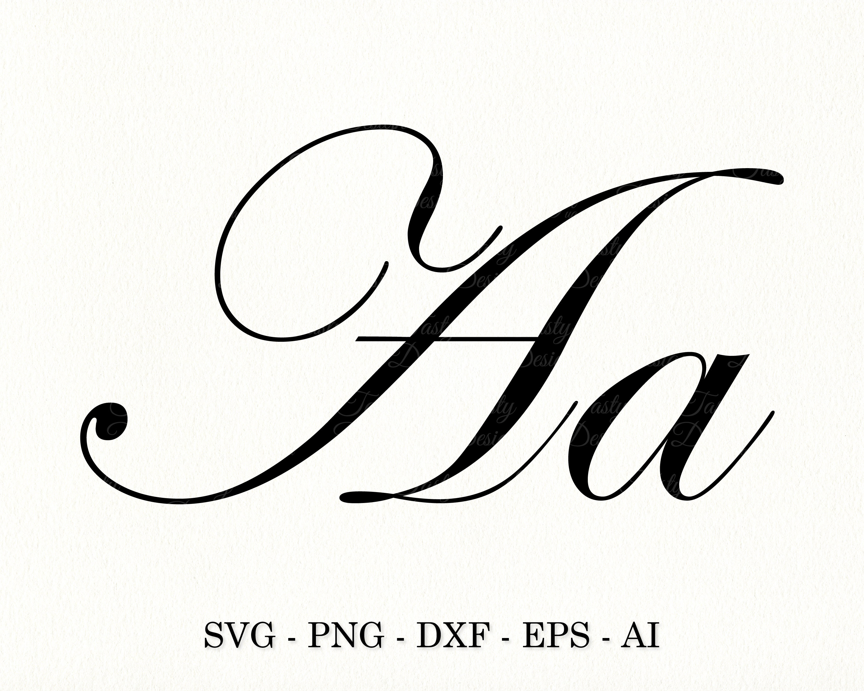 Wedding alphabet svg Wedding font letters svg Cursive font svg | Etsy