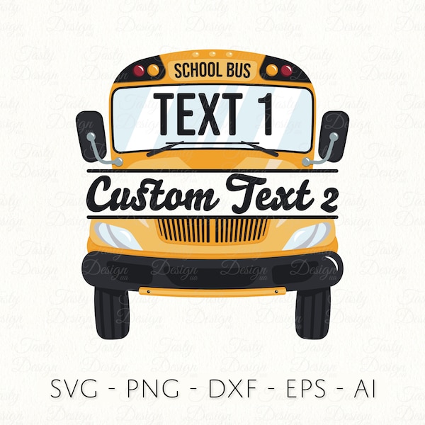 School Bus Decal - Etsy