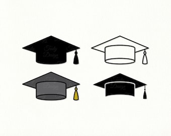 Graduation Cap Dxf | Etsy