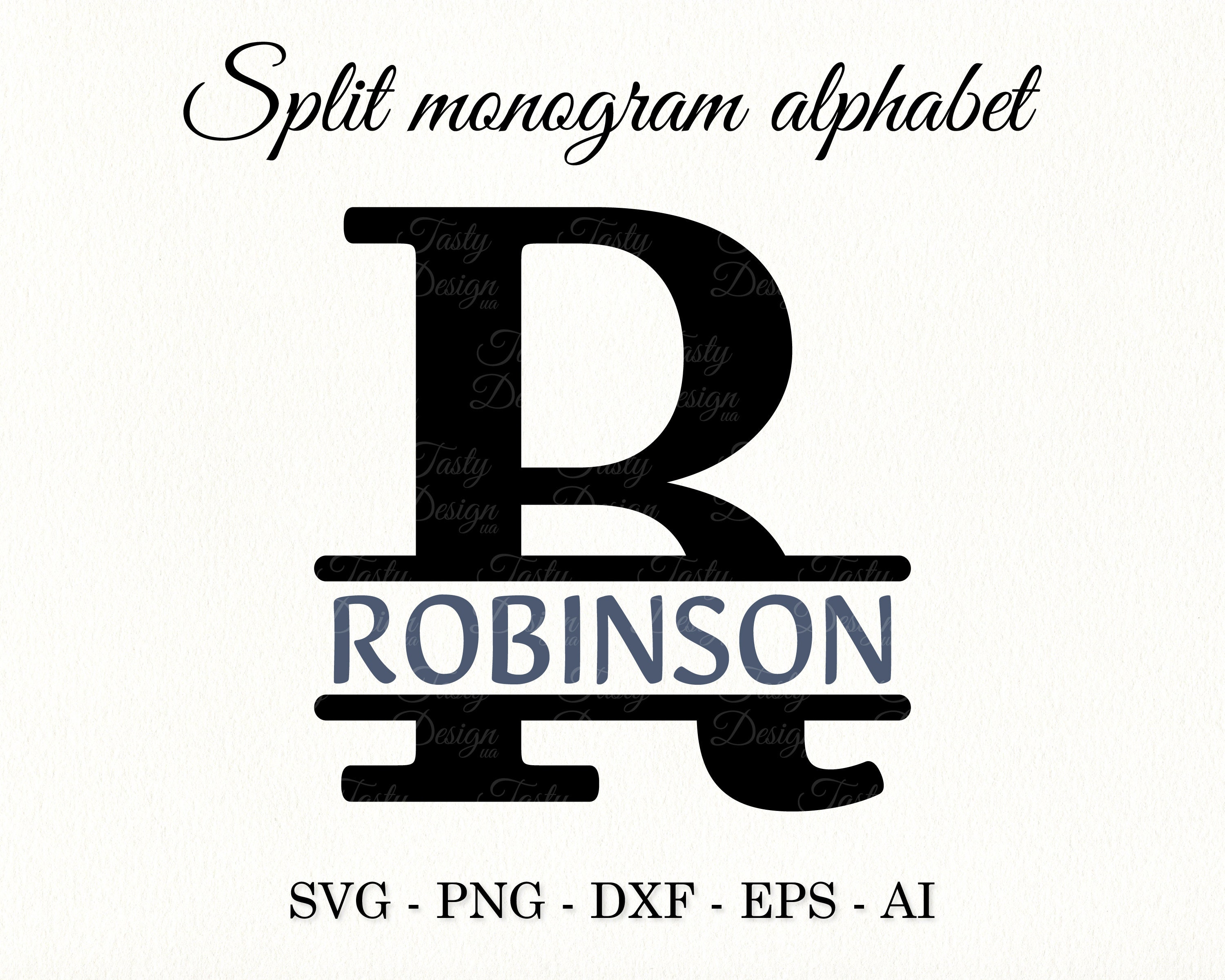 Split Monogram Font SVG Split Alphabet Monogram PNG Split - Etsy Australia