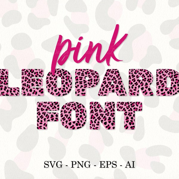 Pink Leopard Print - Etsy