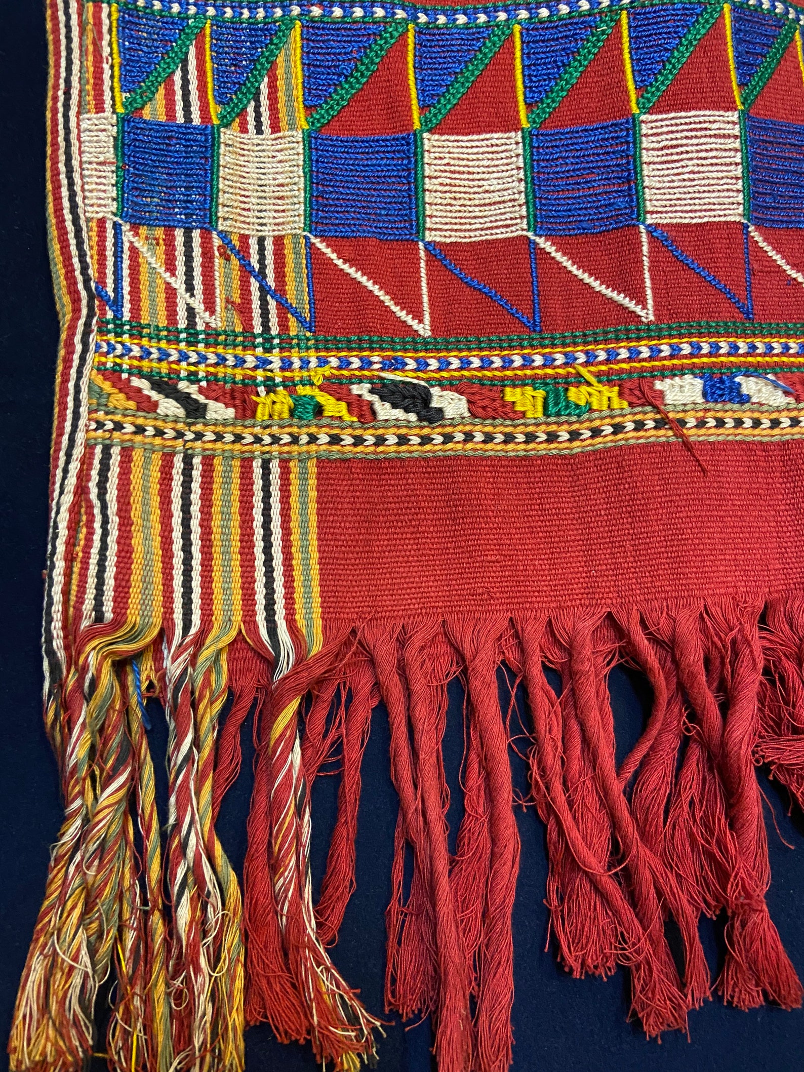 Js01# Awesome OLD Traditional Songket Iban Jacket Human Figure Motif ...