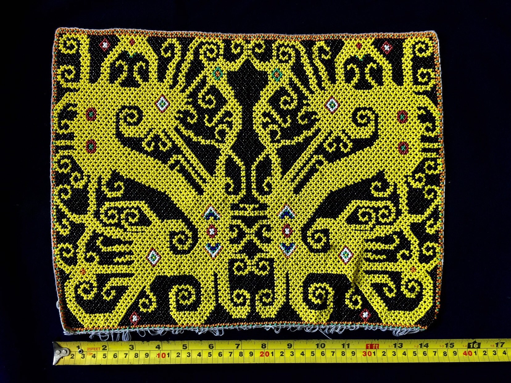 BP08 Amazing Orang Ulu Kenyah Naga Bead Panel Kalimantan Borneo - Etsy