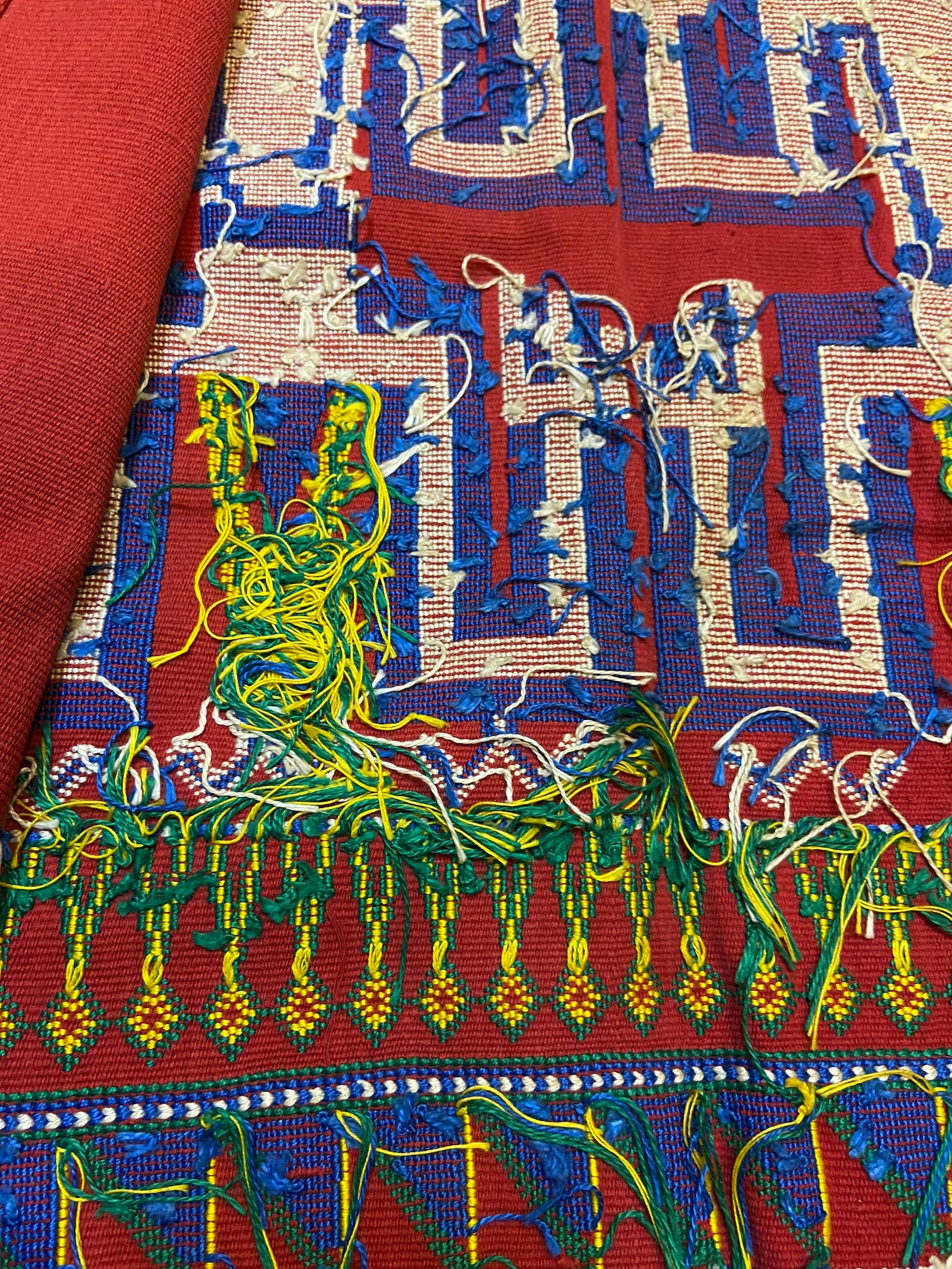 Js01# Awesome OLD Traditional Songket Iban Jacket Human Figure Motif ...