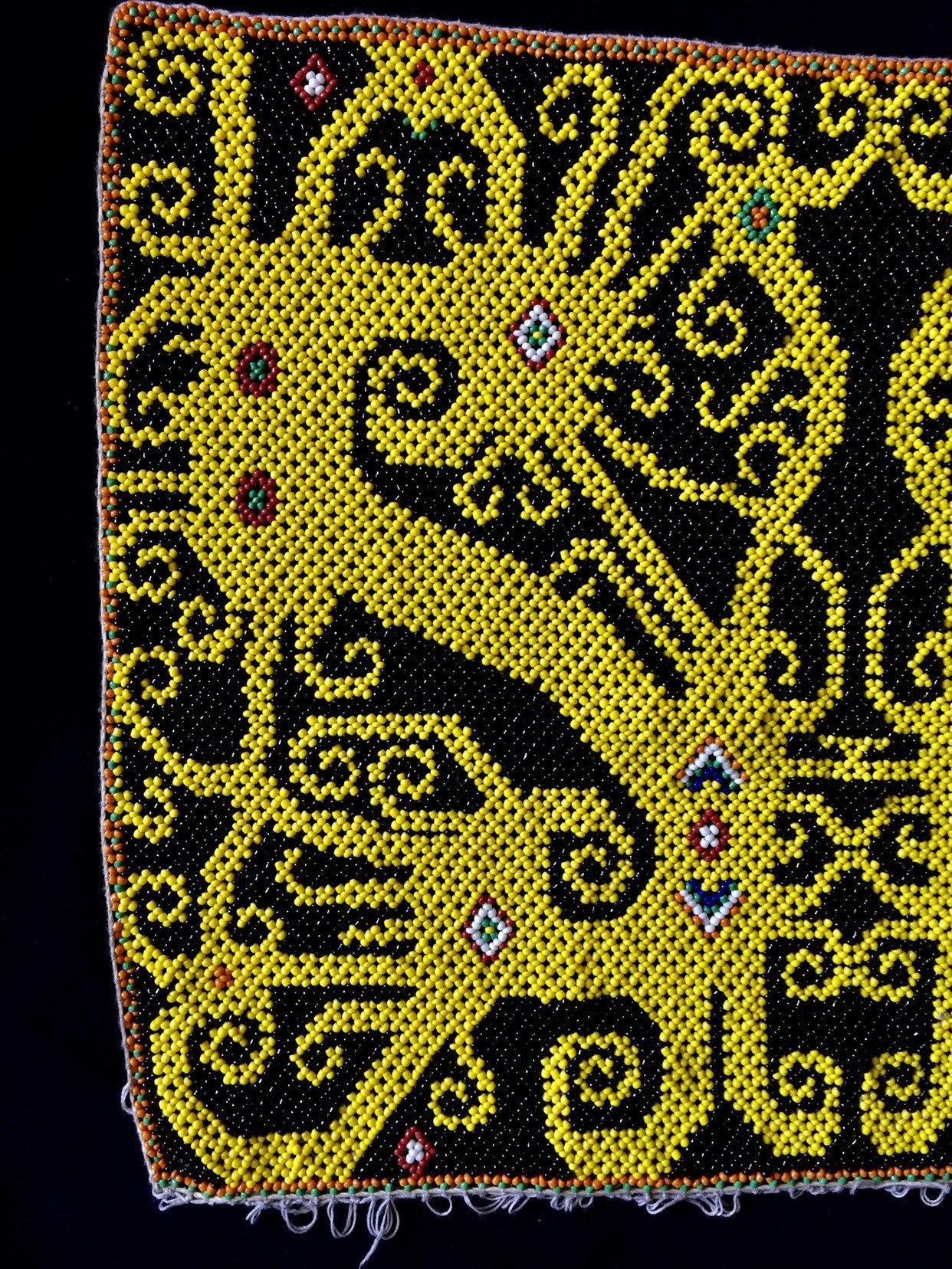 BP08 Amazing Orang Ulu Kenyah Naga Bead Panel Kalimantan Borneo - Etsy
