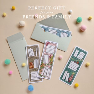 Printable Bookmark Book Tracker, Set of 4 Downloadable Bookmarks, Four ...