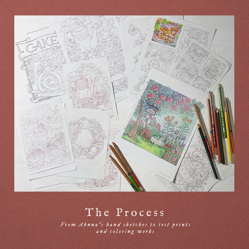 Fantasy CAKE Coloring Book: Fairy Desserts (digital Download) - Etsy