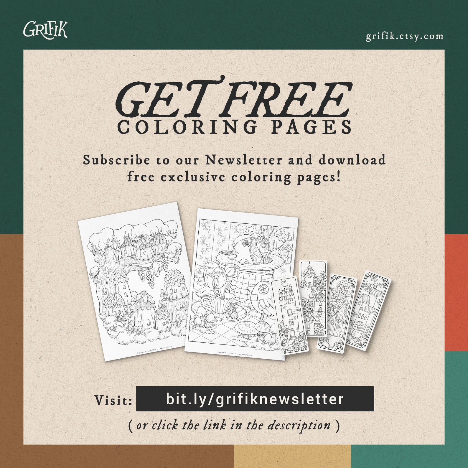 Printable Halloween Coloring Pages, Digital Autumn Coloring Sheet, Fun ...