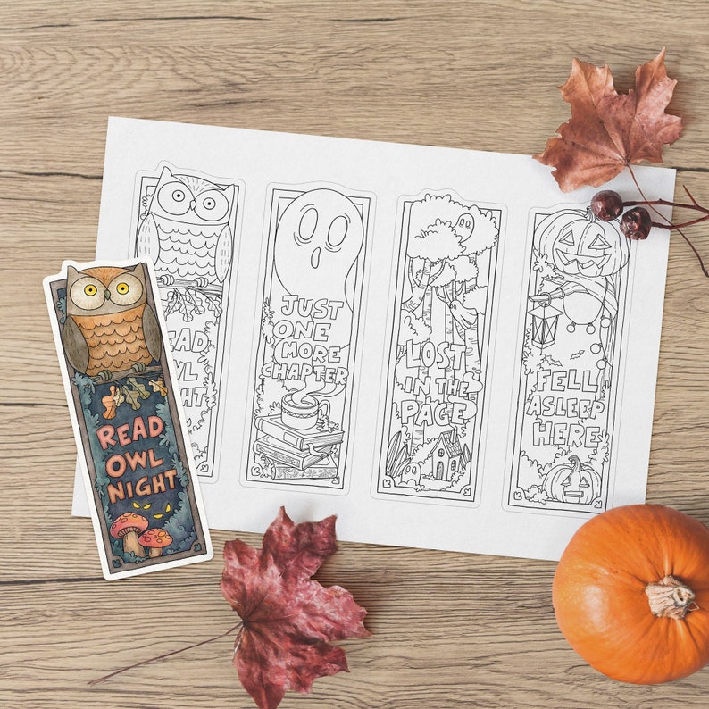 Digital Coloring Bookmarks Set of 4 Funny Quotes Bookmarks - Etsy