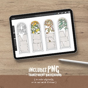 2024 Bookmark Book Tracker, Set of 4 Printable Bookmarks, Four Seasons ...