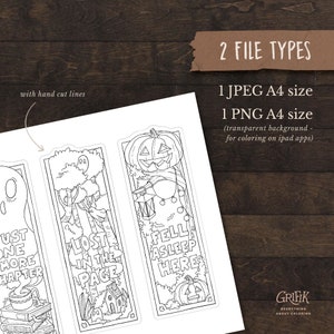 Digital Coloring Bookmarks Set of 4 Funny Quotes Bookmarks - Etsy